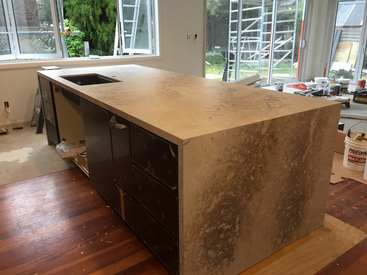 Kitchen Benchtop Ideas Wellington | Waterfall Marble Benchtop